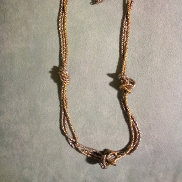 LOFT | Jewelry | Loft Knotted Chain Necklace | Poshmark